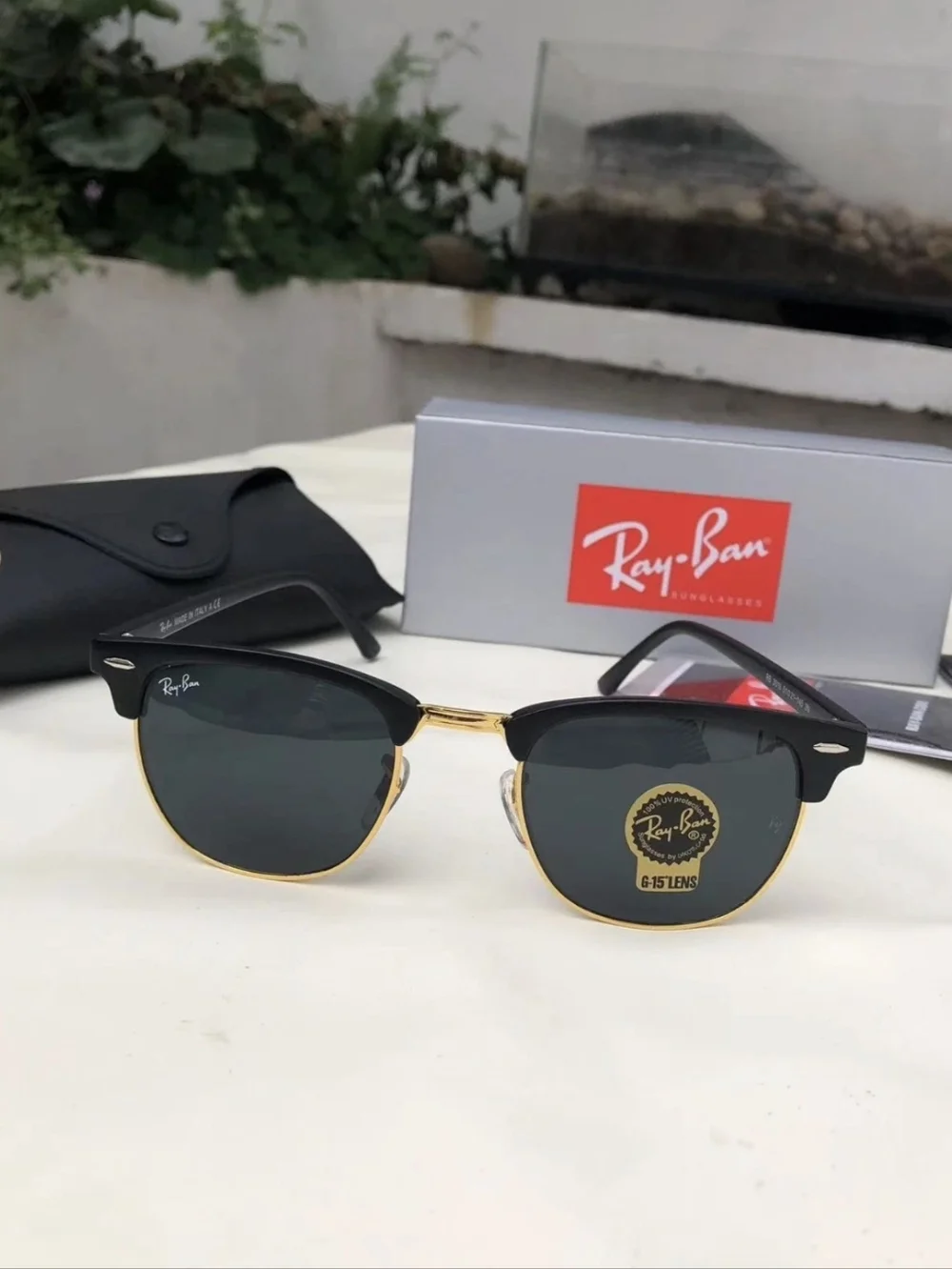 Ray-Ban | Accessories | New With Damaged Box Rayban Clubmaster ...